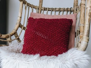 Velvet Popcorn Cushion | Durable